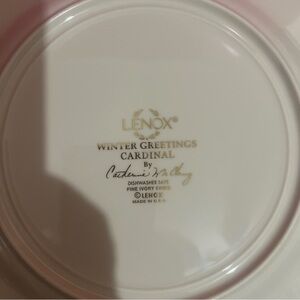 Lenox | Holiday | Lenox Winter Greetings Cardinal Bone China Accent ...